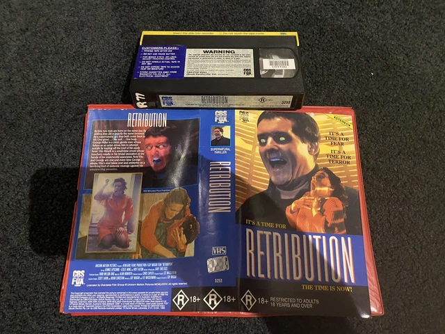 RARE/ RETRIBUTION VHS/ Original R-rated Cbs/fox Horror Video £25.04 ...