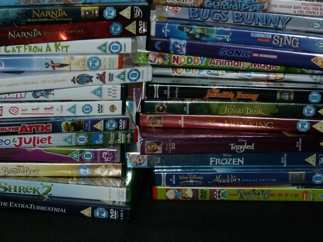 CHILDRENS DVDS VARIOUS Titles Sonic Rugrats Noddy Lion King Multi ...