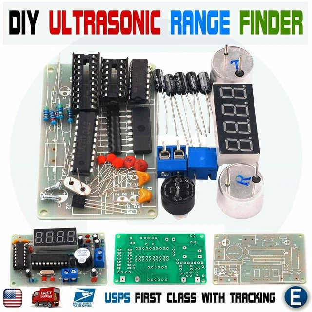 DIY KIT ULTRASONIC Distance Measuring Sensor Module LED Display Range ... DIY KIT ULTRASONIC Distance Measuring Sensor Module LED Display Range ...