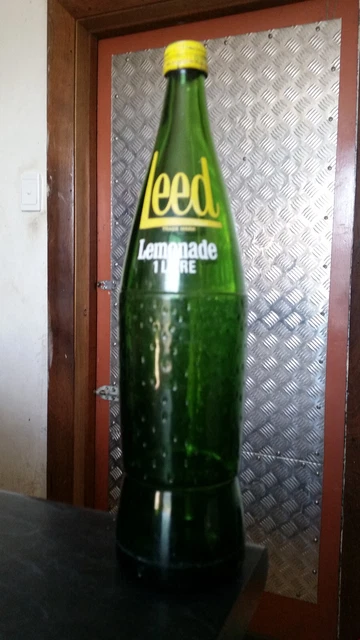 RARE 1 LITRE leed lemonade soft drink bottle with top $93.00 - PicClick AU
