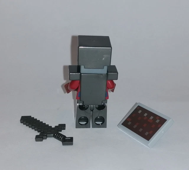 LEGO MINECRAFT - Netherit Ritter Netherite Knight - Minifigur Zwerg ...