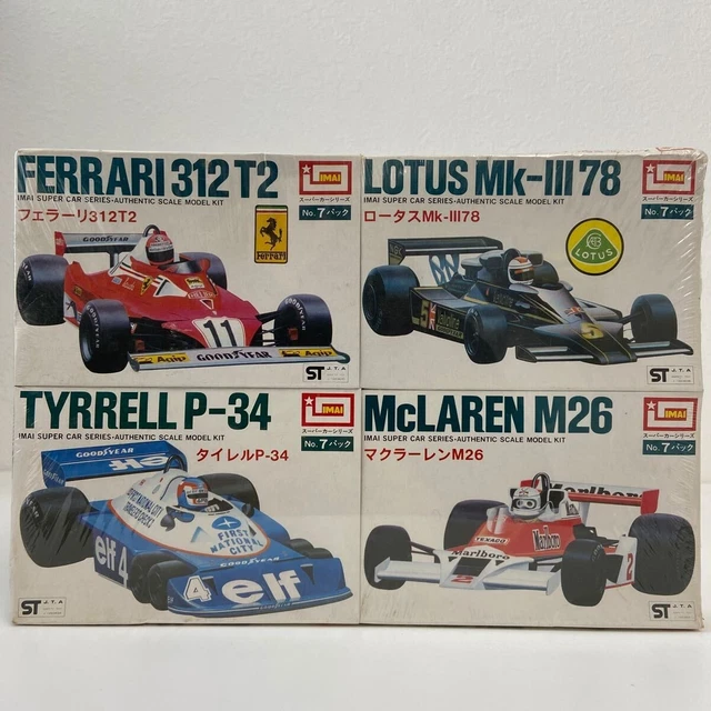 UNMONTIERT IMAI FERRARI 312T2 LOTUS Mk-III 78 TYRRELL P-34 McLaren M26 ...