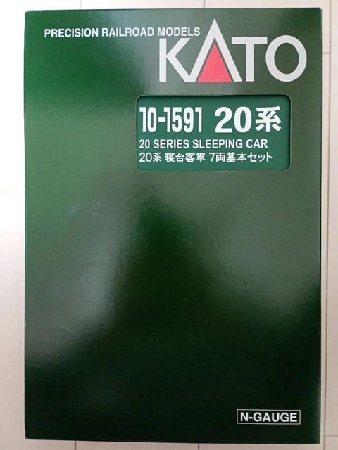 KATO N GAUGE 20 Series Passenger Car 7-Car Basic Set Used Tested £222. ...