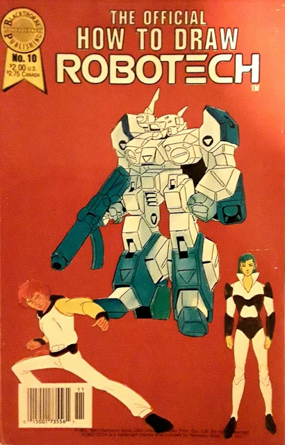 THE OFFICIAL HOW to Draw Robotech #10 / Dennis Francis & Robert Miller ...