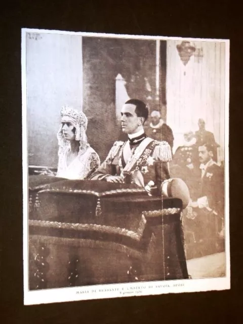 LE NOZZE O Matrimonio tra Umberto di Savoia e Maria di Brabante EUR 18 ... LE NOZZE O Matrimonio tra Umberto di Savoia e Maria di Brabante EUR 18 ...