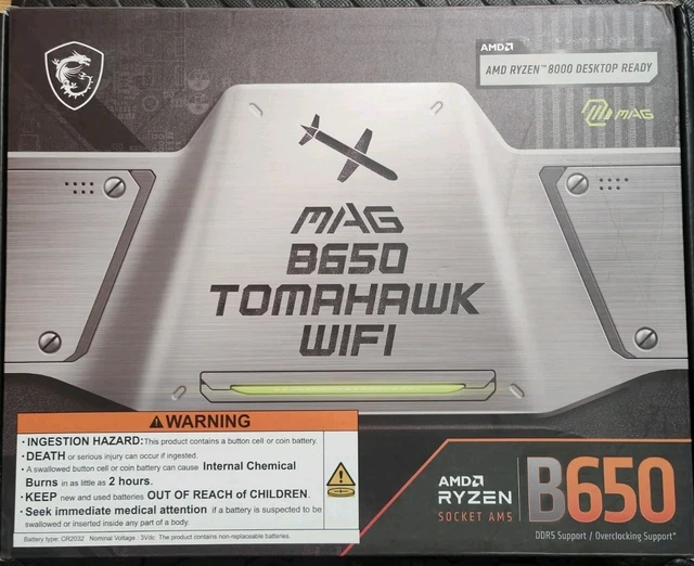 MSI MAG B650 Tomahawk Wifi £94.30 - PicClick UK
