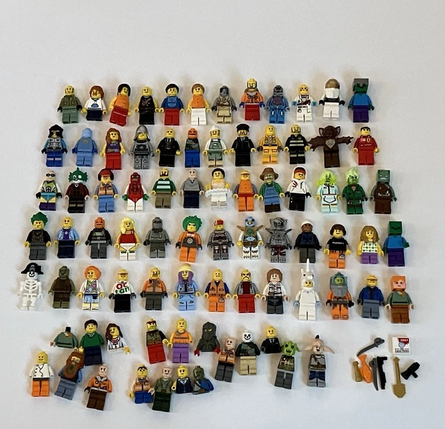 LEGO MINIFIGURE LOT 60+ Pieces Misc. Accessories / Parts City Minecraft ...