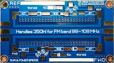RF POWER METER PWR SWR Directional Coupler PCB by moutoulos ™ £7.15 ...