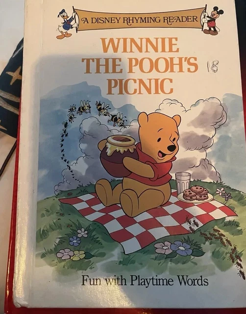 DISNEY RHYMING READER book - Winnie the Pooh's Picnic, hardback book ...