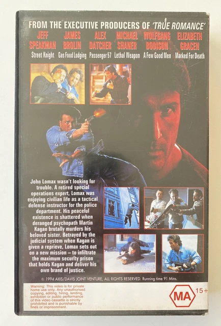 THE EXPERT [VHS] EntCorp Video Big Box Ex-Rental 1995 Action Jeff ...