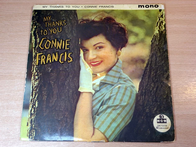 EX- !! CONNIE Francis/My Thanks To You/1959 MGM Mono LP EUR 4,90 - PicClick FR