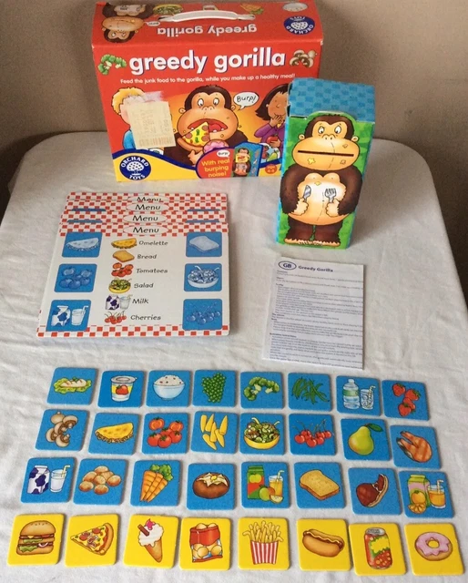 CHILDRENS FUN “GREEDY Gorilla” educational game, Orchard Toys EUR 7,96 ...