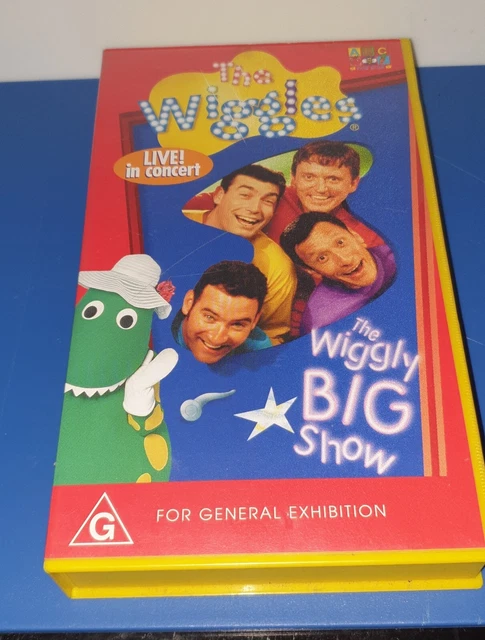 THE WIGGLES LIVE In Concert - The Wiggly Big Show VHS Tape (1999) ABC ...