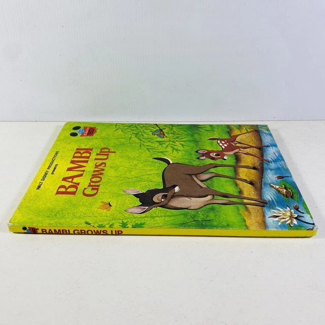 VINTAGE BAMBI GROWS Up Walt Disney Hardcover 1979 1st American Edition ...