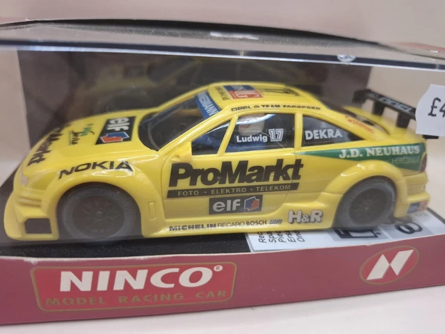 NINCO 50132 OPEL Calibra Promarkt Yellow Ludwig #17 1:32 Slot Car ...