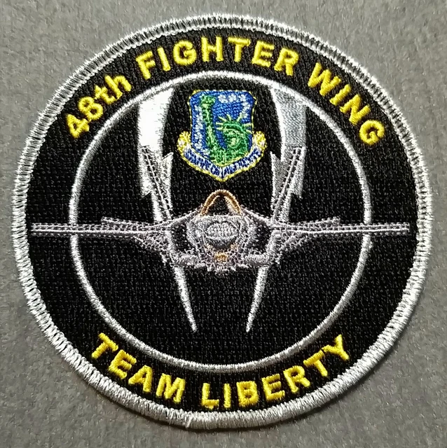 USAF 48TH FIGHTER Wing F-35A Lightning II RAF Lakenheath Patch w/Velkro ...