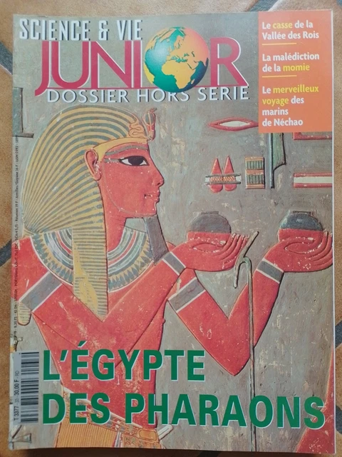 LES DOSSIERS DE Science & Vie Junior n° 33 juillet 1998 L'Egypte des pharaons EUR 9,00 - PicClick FR