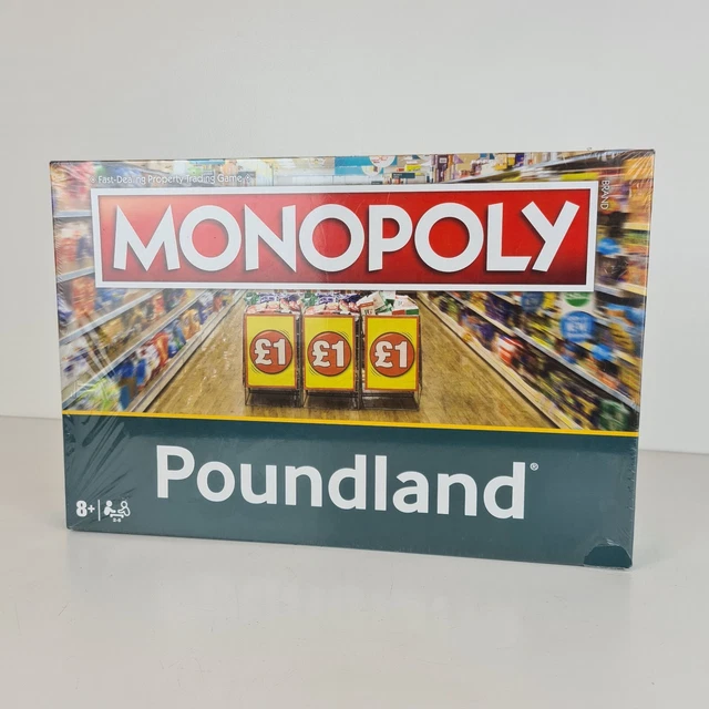 MONOPOLY POUNDLAND LIMITED Edition Hasbro Family Board Game New ...