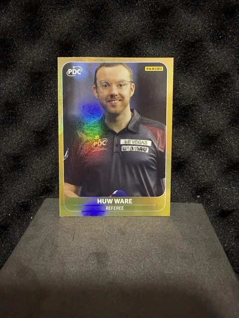 PANINI PDC PREMIER League Darts 2025 Huw Ware /9 Gold Referee £60.00 ...