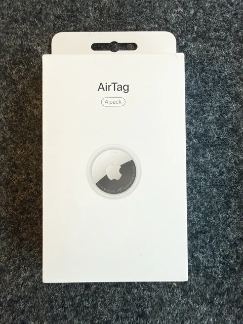 APPLE AIRTAG (4 pack) Silver .Track & find your keys, wallet, luggage ...