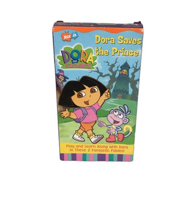 DORA THE EXPLORER VHS Tape Dora Saves the Prince Nick Jr. 2 Fantastic ...