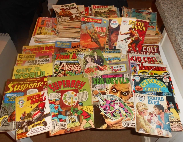 150+ HUGE RARE VINTAGE COMICS LOT 1950s 60s 70s DC Marvel Alan Class L ...