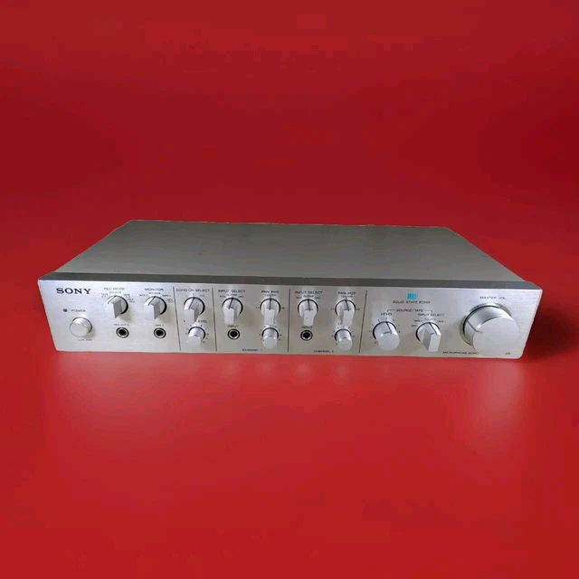 SONY MX-555 MICROPHONE Echo Mixer - Vintage 80's £161.99 - PicClick UK