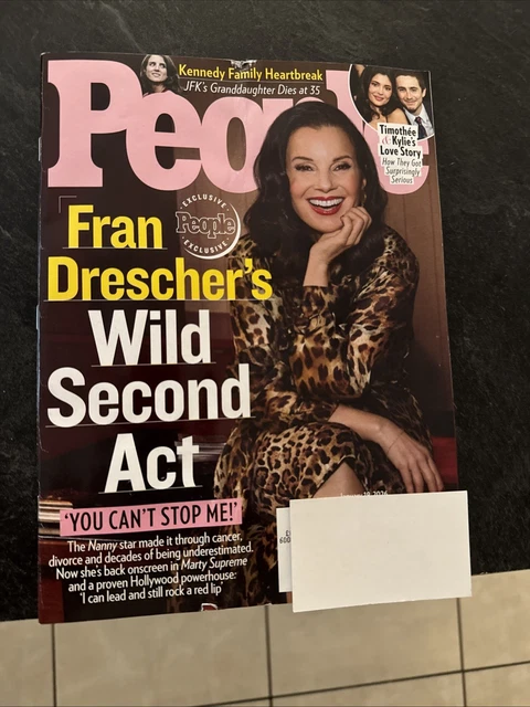 PEOPLE MAGAZINE JANUARY 19th 2026 Fran Drescher Cover Label Cut Out £6. ...