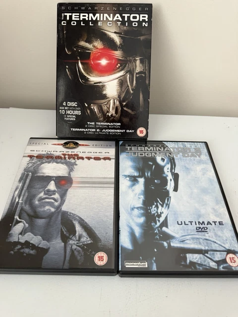 DVD BOXSET-THE TERMINATOR Collection-4 Disc Set Of 2 Films £4.88 ...