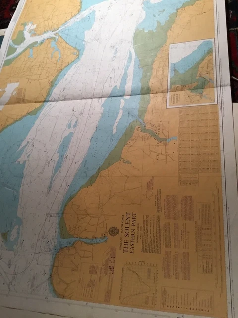 LARGE COLLECTION OF Old Sea Charts 40 + Charts 1950s/ 80s Uk Spain ...