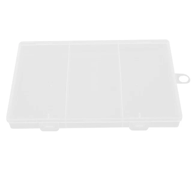 PAPER CLIPS CASE Clear Storage Box Small Packing Box Small Parts ...