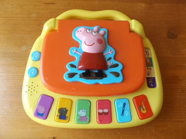 PEPPA PIG TOY Laptop With Music Lights And Sounds £5.50 - PicClick UK