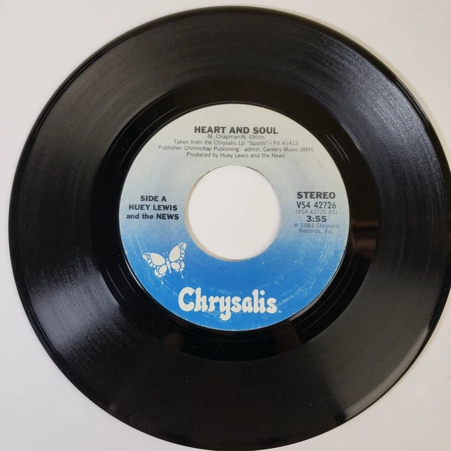 HUEY LEWIS &&CUORE e anima"" ""You Crack Me Up"" 45 testato in perfette ...