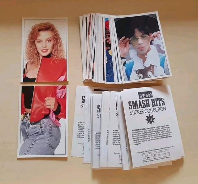 PANINI THE SMASH Hits Sticker Collection 1989 - Pick From List £1.99 ...