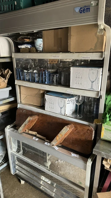 WILLIAMS GEM C100 SCS MULTIDECK DISPLAY FRIDGE. CHROME. 1000mm WIDE £ ...