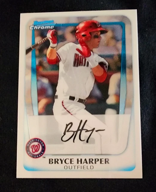 BRYCE HARPER ROOKIE 2011 Bowman Chrome Bcp1 Nationals 🔥 EUR 0,06 ...