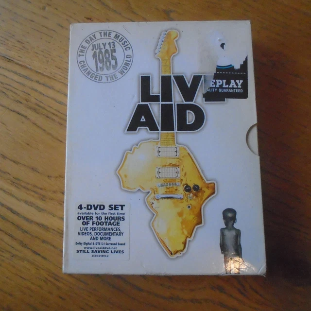 LIVE AID DVD Box Set READ DESCRIPTION 1985 Concert Queen etc Free UK P ...