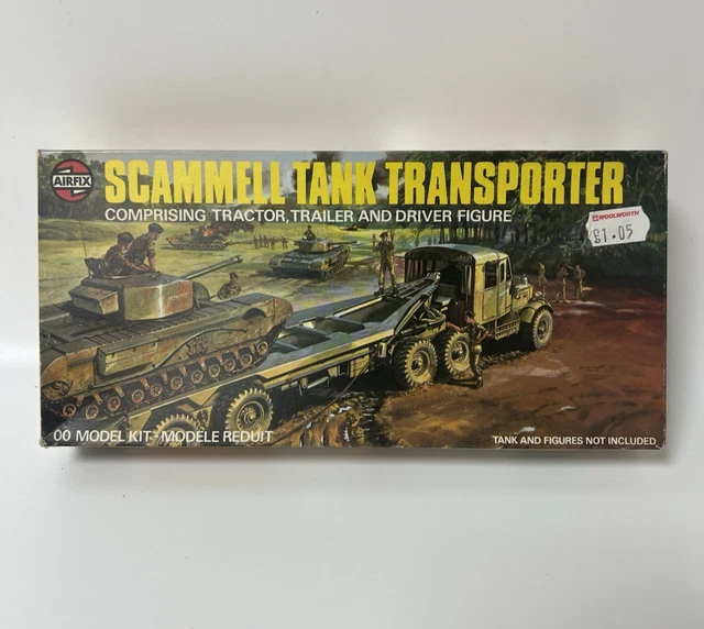 VINTAGE AIRFIX SCAMMELL Tank Transporter 02301 Series 2 Model Kit ...