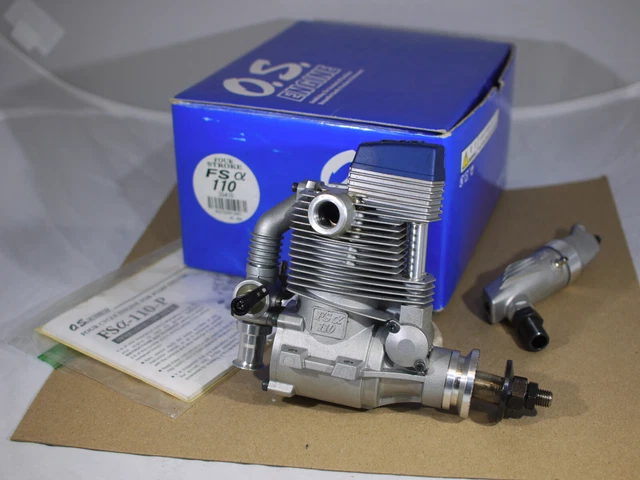 OS ENGINES FS110A Alpha Series 1.10 4 Stroke Engine Glow, N.I.B. $425. ...