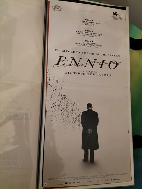 FILM ENNIO MORRICONE Locandina tornatore poster originale cinema ...