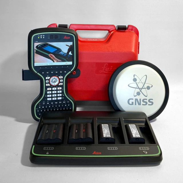 LEICA GS14 GPS GNSS Rover Kit with CS20 Data Collector and Battery Charger £6,662.48 - PicClick UK
