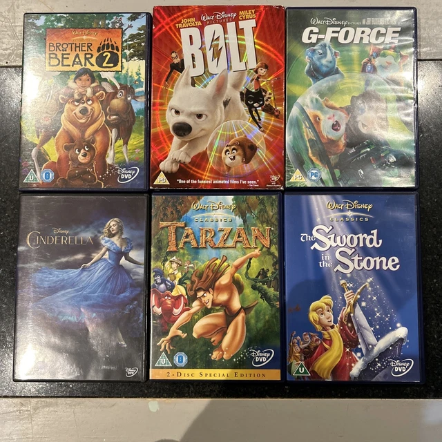 DISNEY 6X DVD Bundle Rare Classic Disney DVDs bolt the sword in the ...