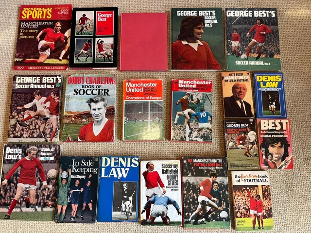 MANCHESTER UNITED RELATED Football Books (19) & 1983 FA Cup Programme £ ...