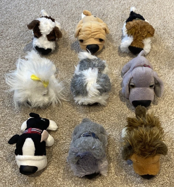 9 X THE Original The Dog Artist Collection Dog Plush / Soft Toys Bundle ...