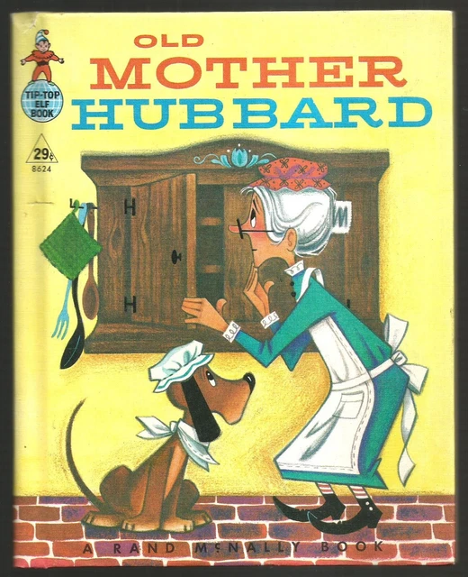 VINTAGE CHILDREN'S RAND McNally Elf Book OLD MOTHER HUBBARD Anne ...