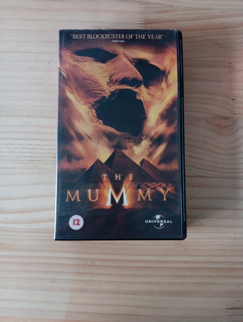 THE MUMMY 1999 UK VHS video with bonus card Rachel Weisz Brendan Fraser ...