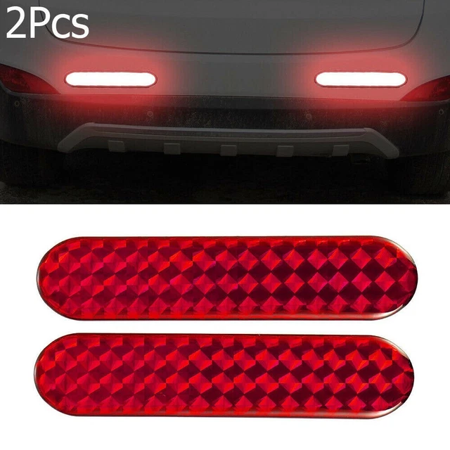AUTOCOLLANT DE VOITURE r fl chissant marque de s curit rouge autocollant 2x EUR 6,41 - PicClick IT
