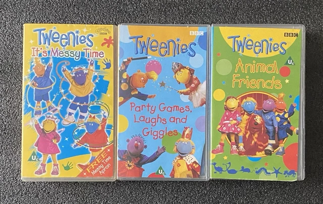 THE TWEENIES VINTAGE VHS Video Bundle X 3 Various Titles - Rare Blue ...