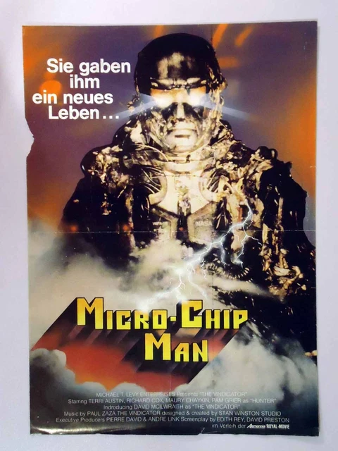 MICRO CHIP MAN - Pierre David - Andre Link - Terry Austin - Presseheft ...