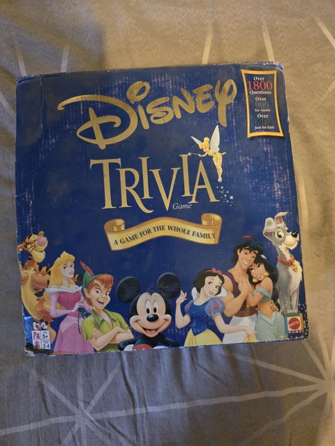 DISNEY TRIVIA BOARD Game In Tin - COMPLETE £0.99 - PicClick UK